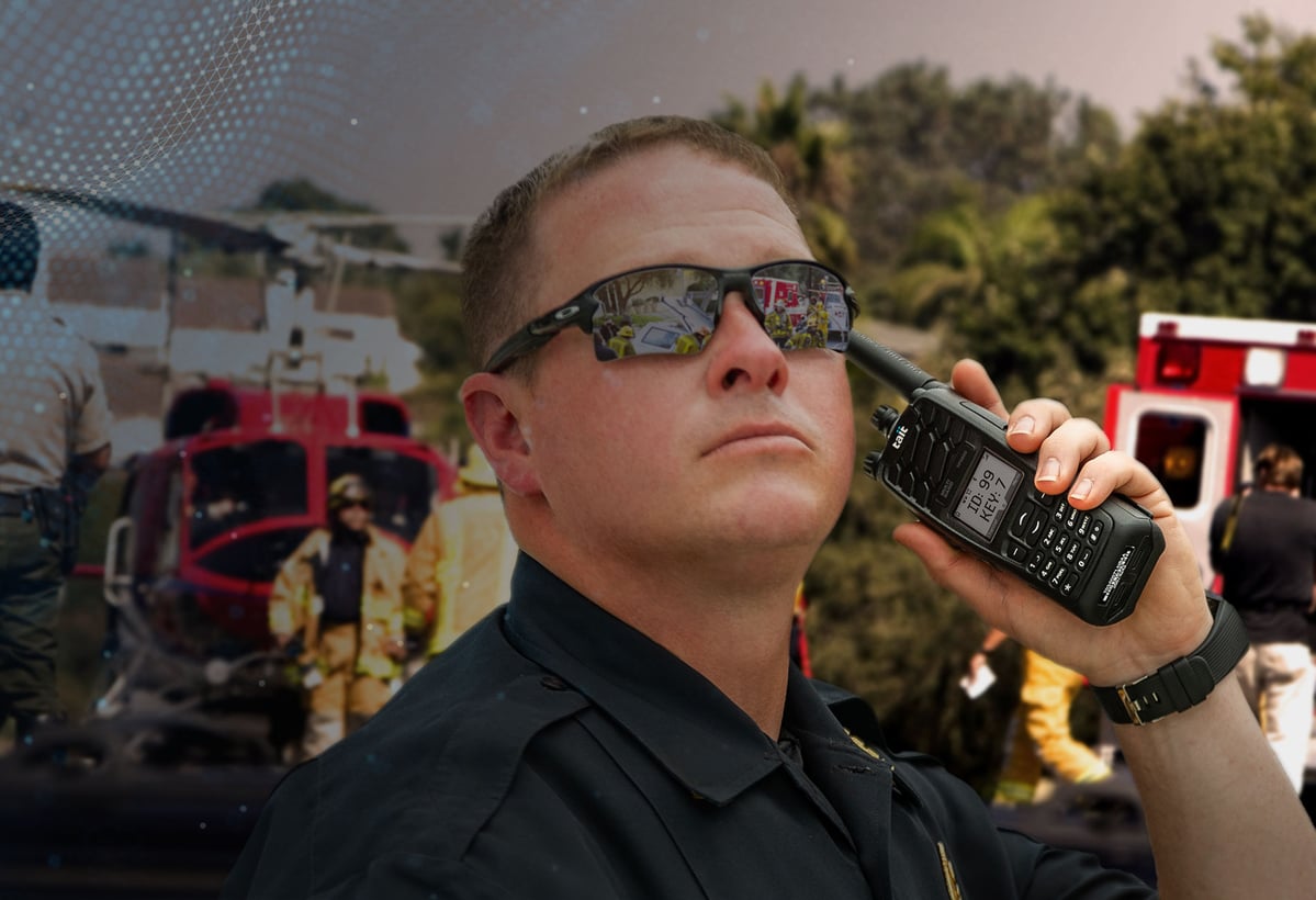 TP9800 - P25 Portable Multiband Radio | Tait Communications