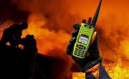 P25 Phase 1 and P25 Phase 2 Multiband Portable Radio