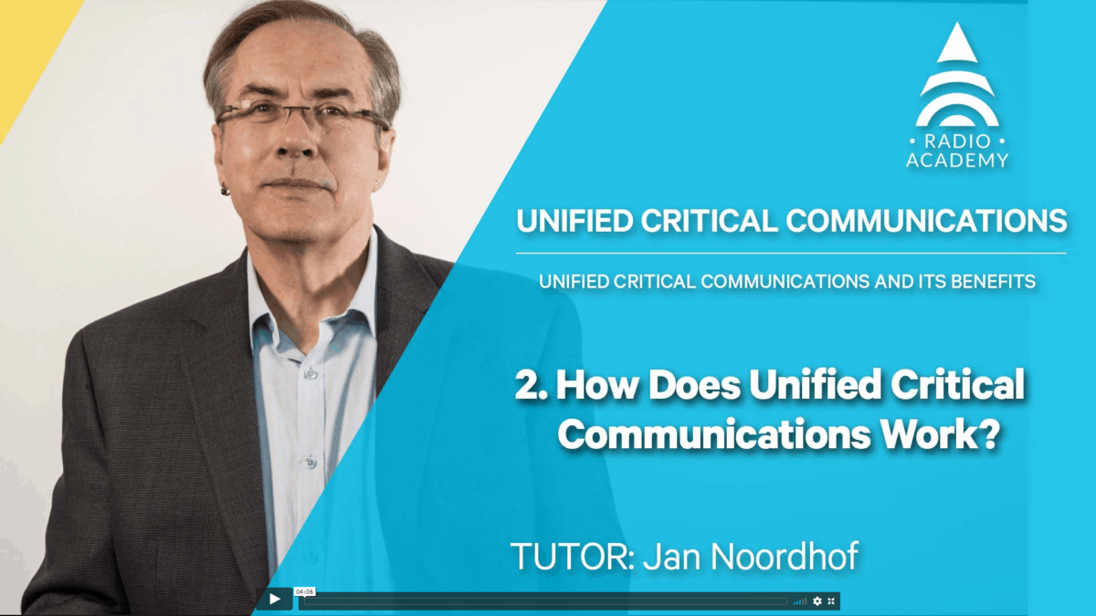 How Unified Critical Communications Work: Tait Radio Academy | Tait ...