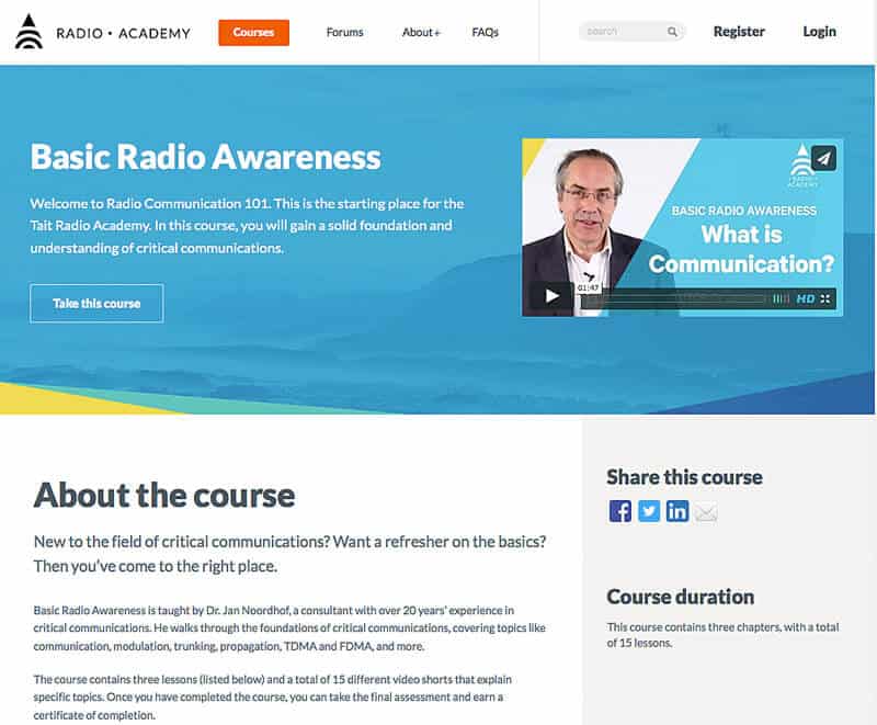 Introduction to Basic Radio Awareness | Tait Communications