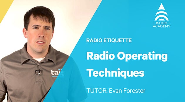 New Tait Radio Academy Course – Best Practice for Radio Users | Tait ...
