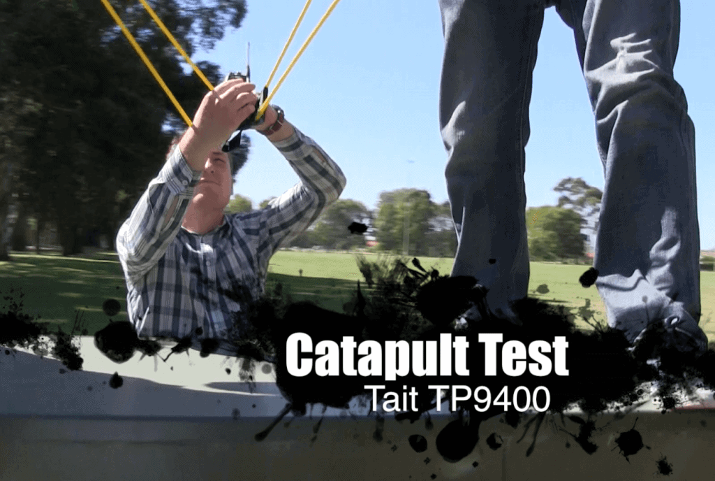 Tait Tough Test 3: The Catapult Test | Tait Communications Blog