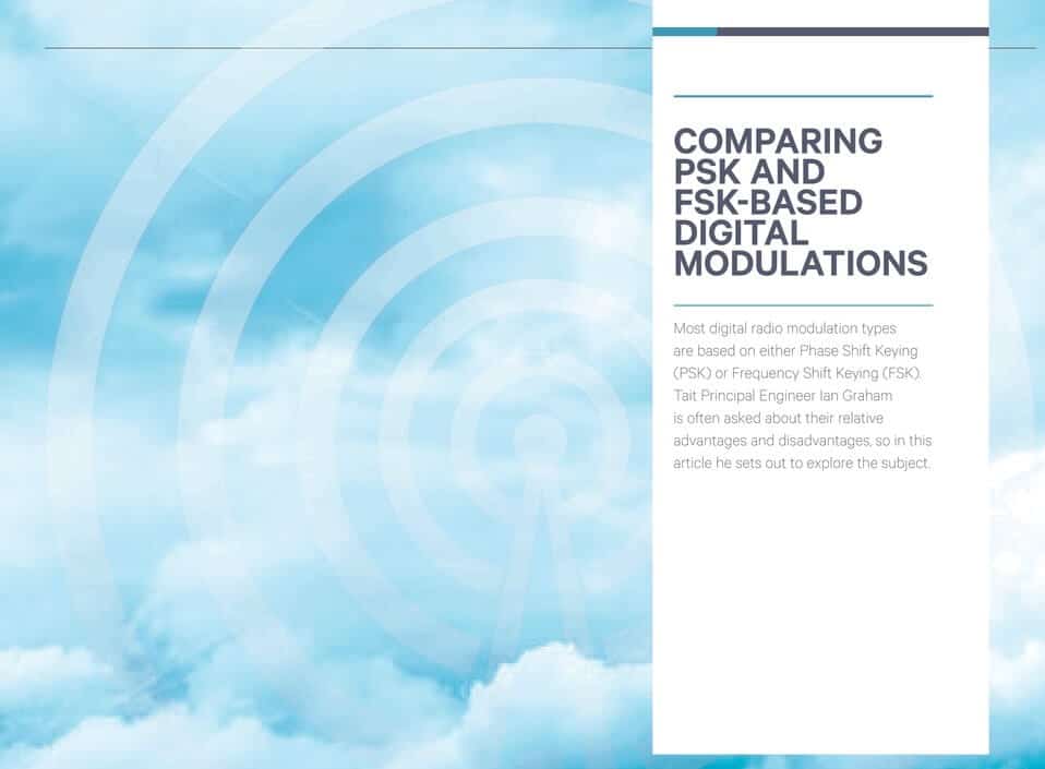 Comparing PSK and FSK-based digital modulations – Part 1 | Tait ...