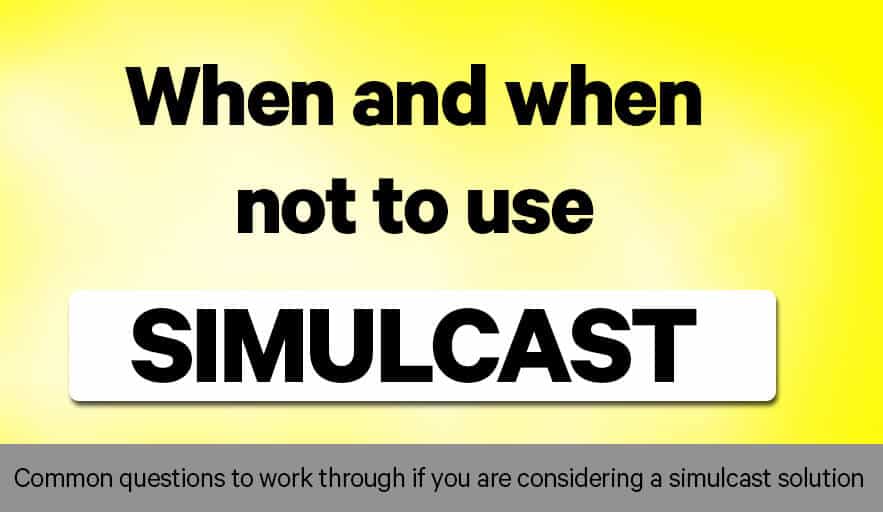 When and when not to use Simulcast | Tait Communications Blog