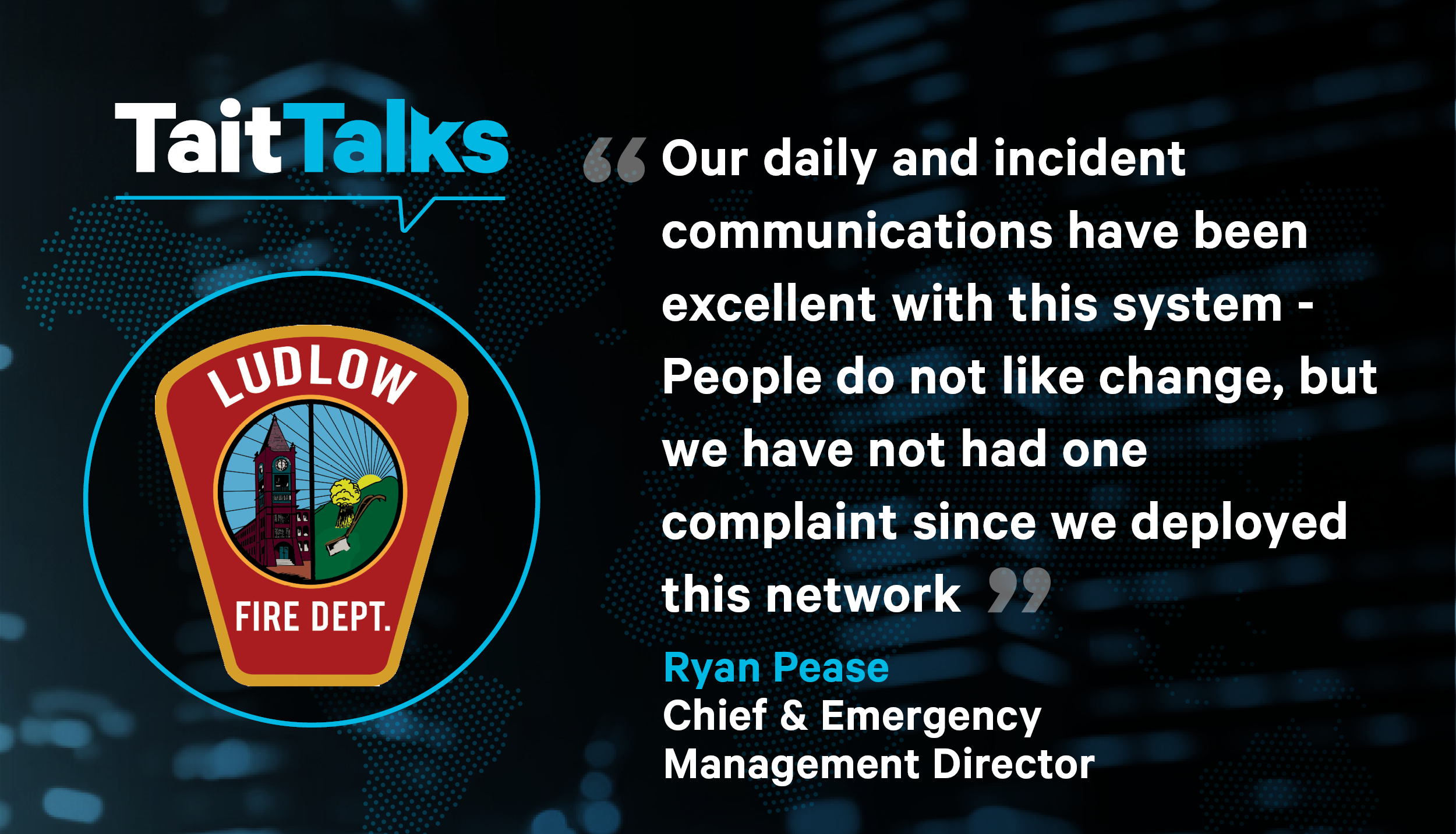 Tait Talks: Massachusetts Suburb Enhances Coverage & Interoperability